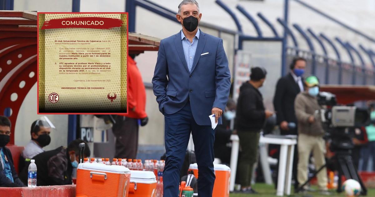 Oficial: Mario Viera dejó de ser técnico de UTC | Ovación Corporación ...