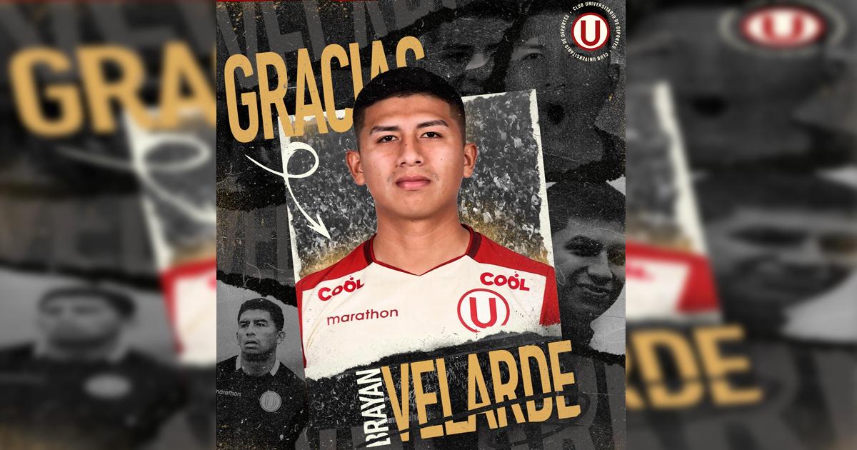 ¡Una despedida más! Universitario anunció la salida de Brayan Velarde ...