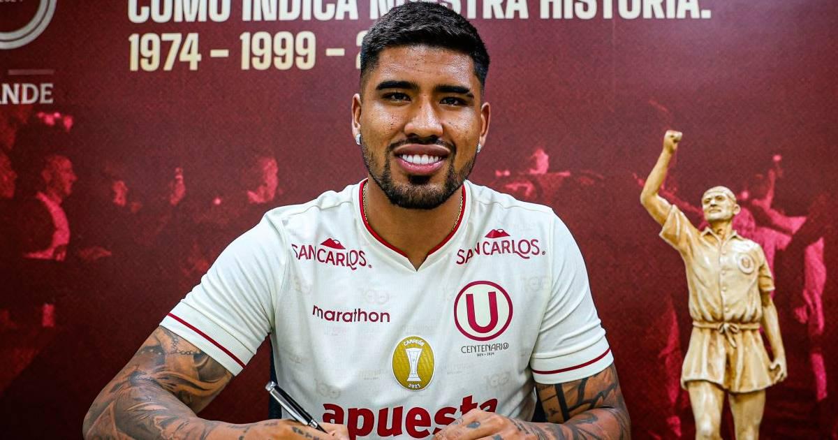¡Paolo Reyna fue oficializado en Universitario! | Ovación Corporación ...